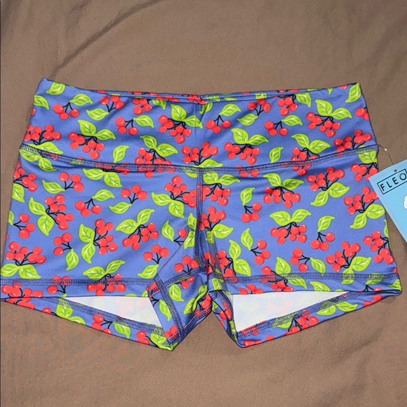 Fleo | Shorts | Fleo Cherries Shorts | Poshmark
